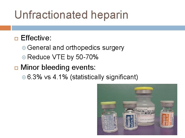 Deep Vein Thrombosis and Pulmonary Embolism prophylaxis in