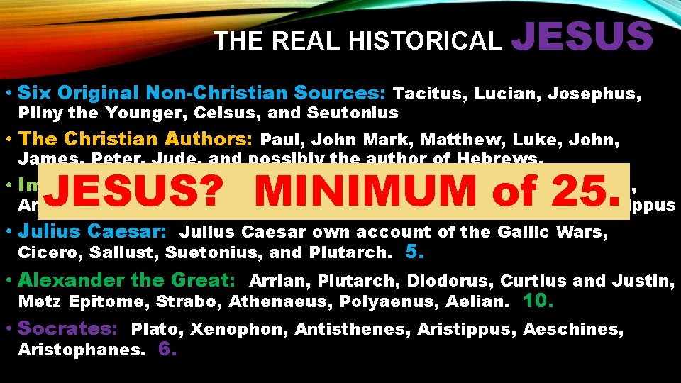 ARCHAEOLOGY AND THE BIBLE Brief History and Current