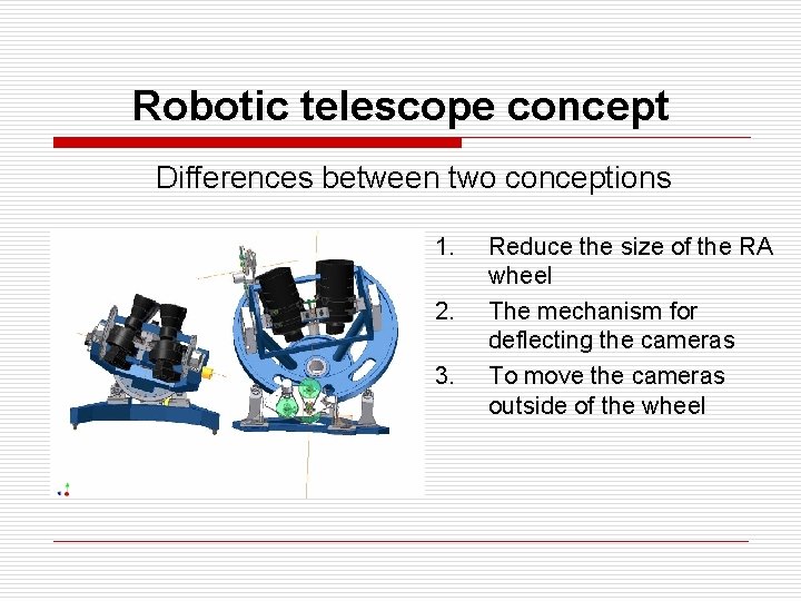 Mechanical Structure Pi of the Sky robotic telescope