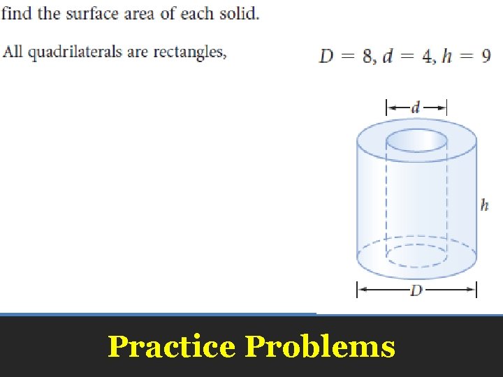 Surface Areas of Prisms and Cylinders Geometry 10