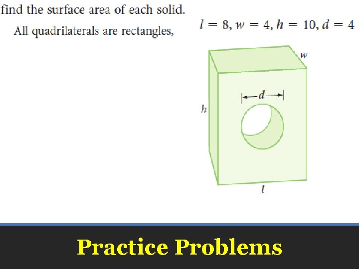 Surface Areas of Prisms and Cylinders Geometry 10