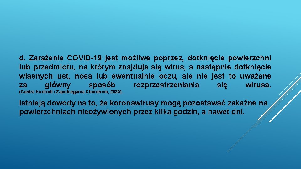 NAJWANIEJSZE INFORMACJE wirus czyli niewielka czstka zakana COVID19
