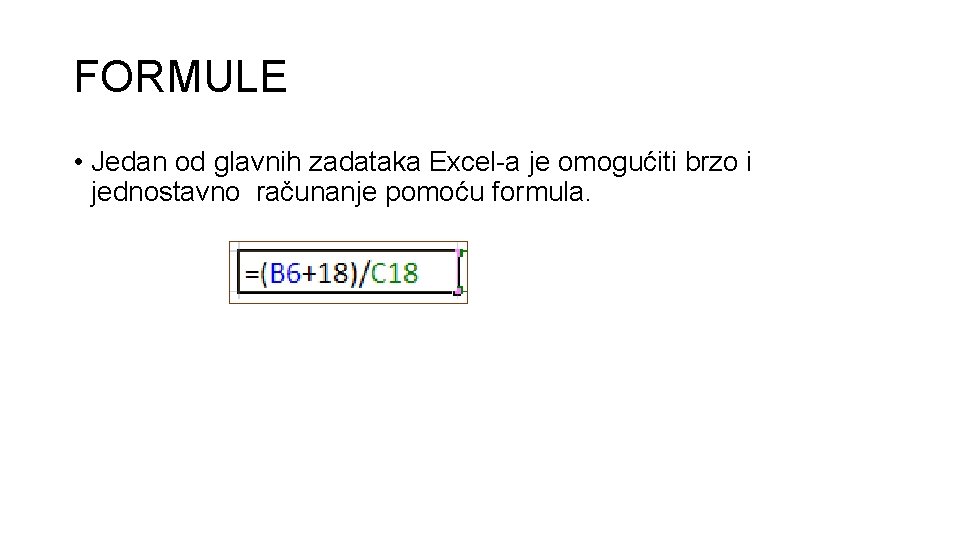 MS EXCEL 2013 Predmet TIK Razred X Profesor