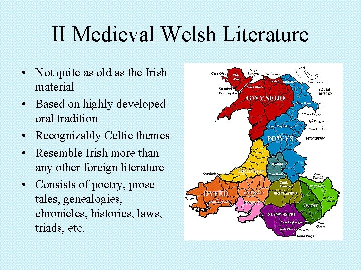 Celtic Literature Early Wales Celtic 132 Celtic Civilization