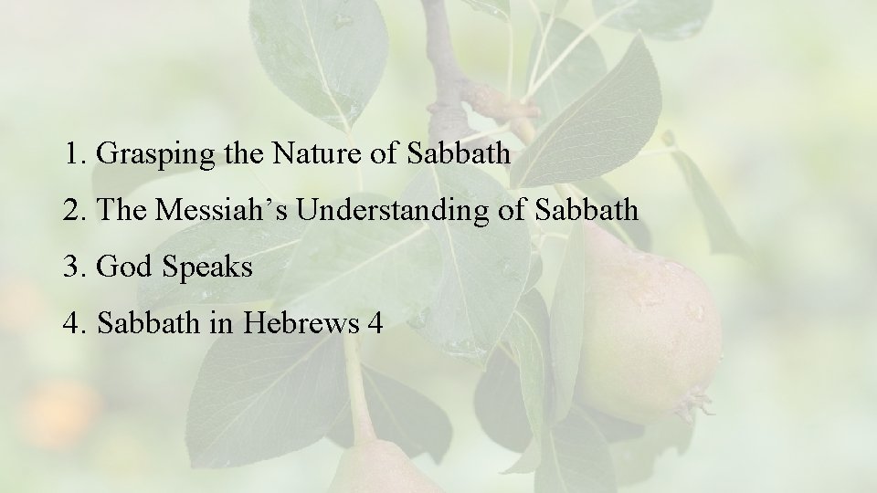 HEBREWS 3 7 4 13 REMEMBERING SABBATH ENTERING