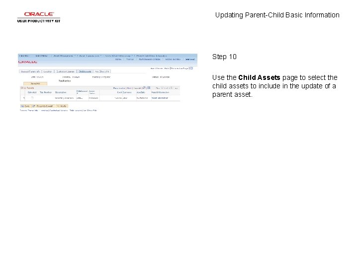 Updating ParentChild Basic Information Concept Updating ParentChild Basic