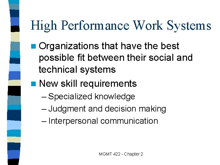 Chapter 2 Trends in Human Resource Management US