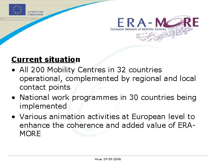 Mobility and career of researchers in the European