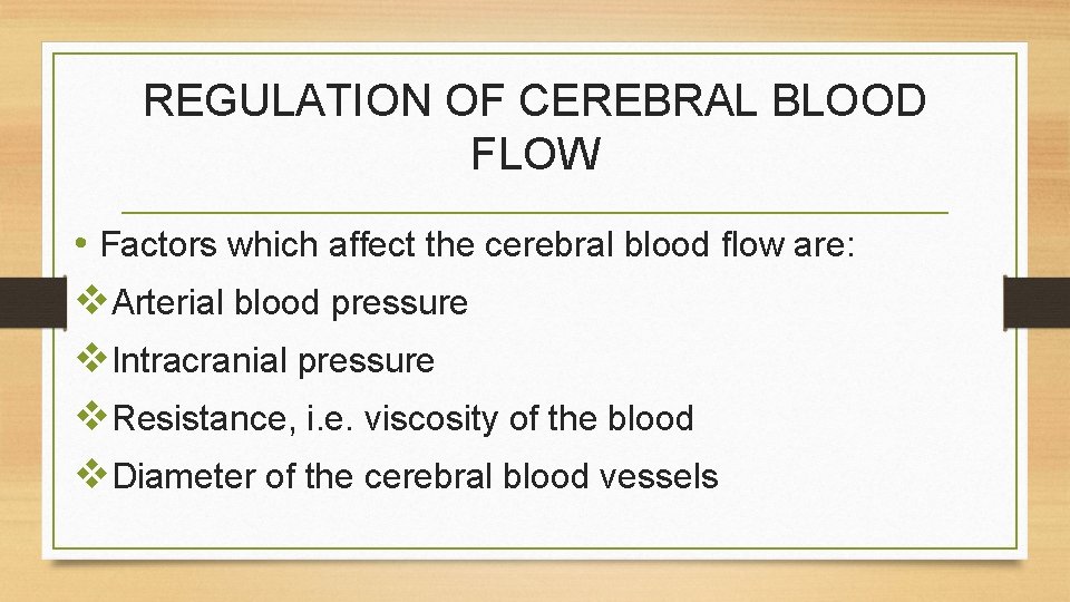 Cerebral blood flow bloodbrain barrier Dr Mohammed Jeelani