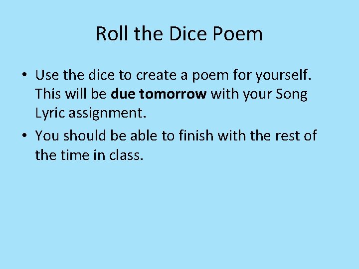 Language Arts Monday 5 13 With the person