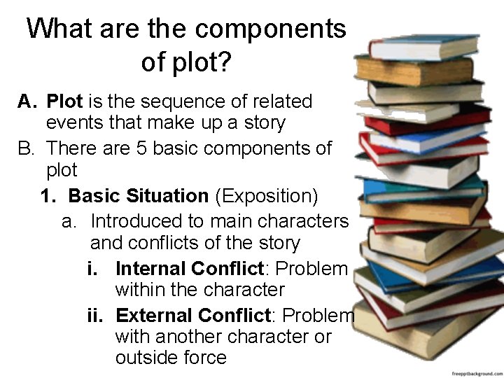 Plot and Setting Essential Question How can understanding