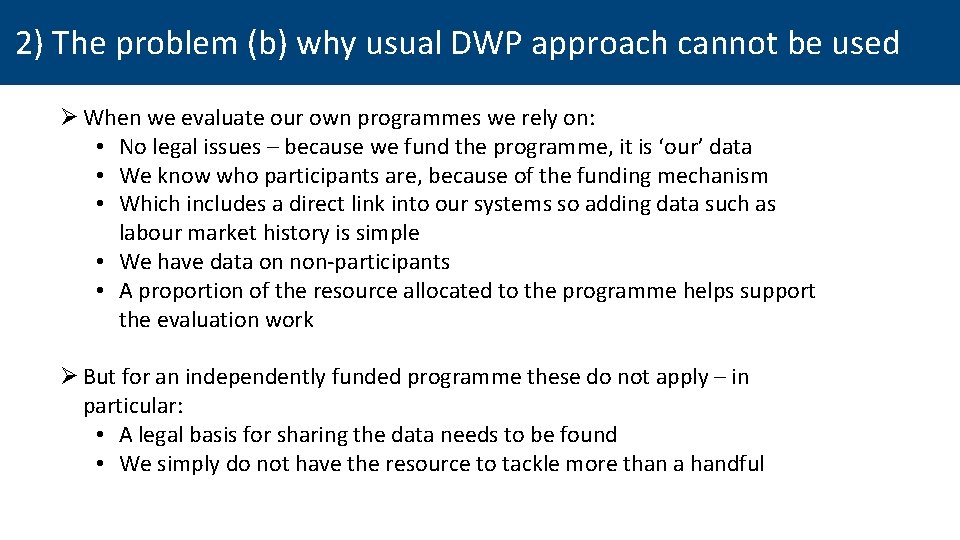 Building an Employment Data Lab Mike Daly Central