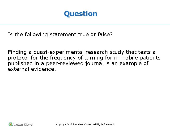 Chapter 1 Making the Case for Evidence Based