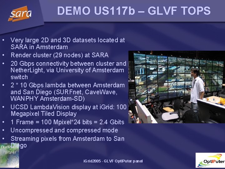 TOPS Technology for Optical Pixel Streaming Courtesy EVL