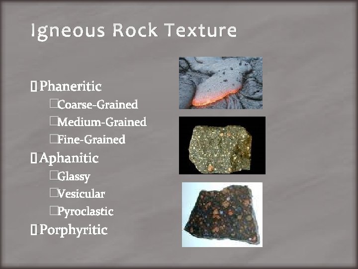 NS 1300 Emergence of Modern Science The Rock