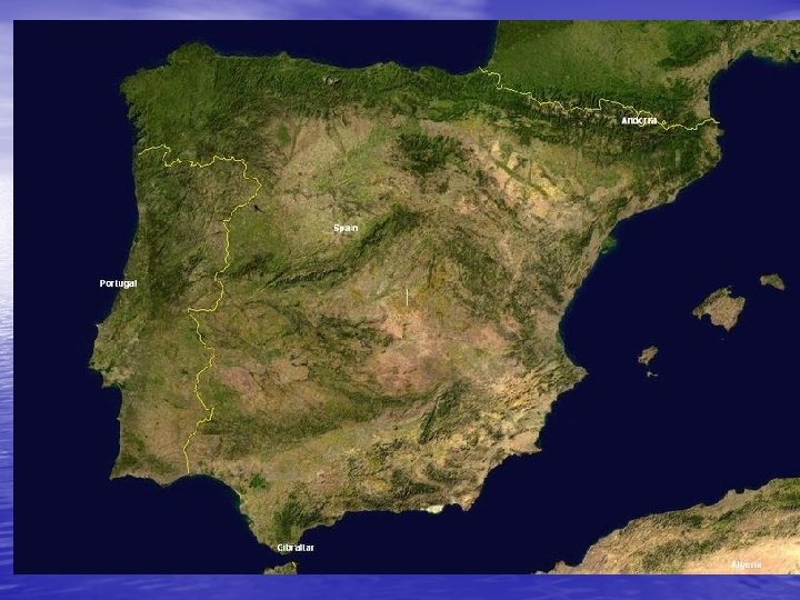 Iberian Peninsula Spain Portugual Andorra Gibraltar Iberian Peninsula