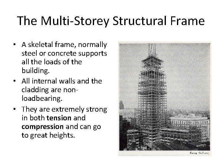 Overview of Multi Storey Construction Basic Principles Domestic