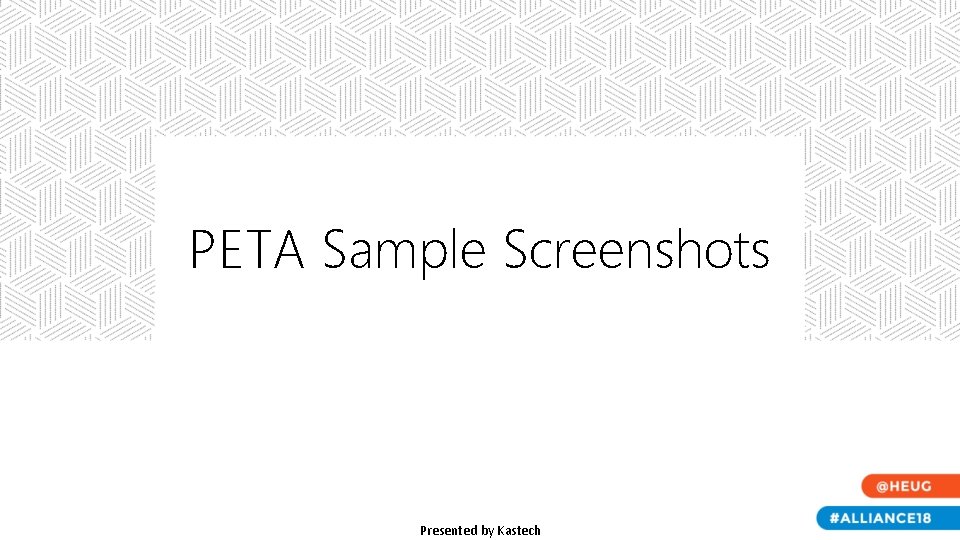 People Soft Enterprise Test Automation PETA Leveraging People