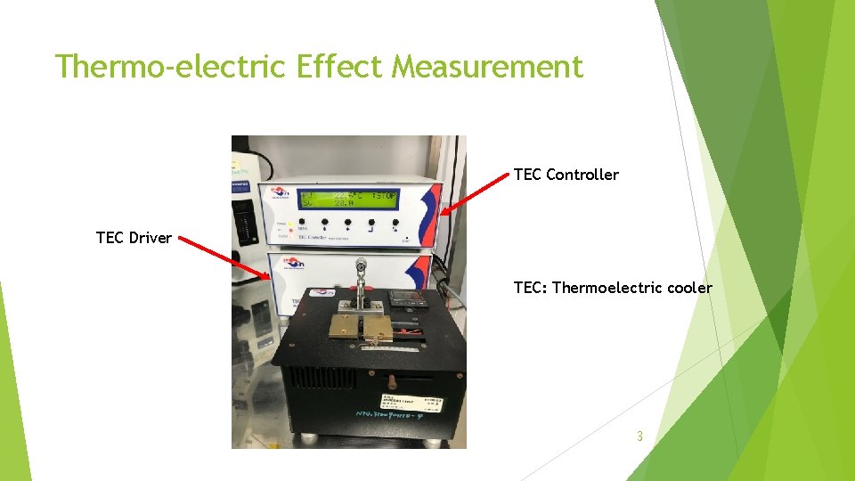 Thermoelectric Effect Measurement TEC Controller TEC Driver TEC