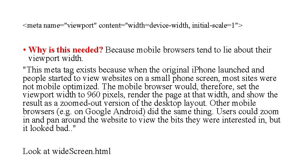 Responsive Web Design What is it Test A