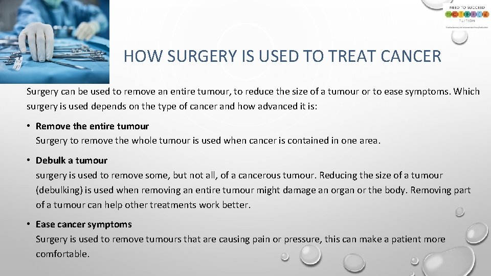 UNDERSTANDING CANCER PART 3 CANCER TREATMENT HOW SURGERY