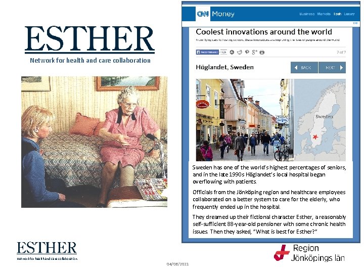 EU Models of Care webinar introducing the Esther