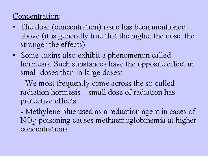 Basics of general toxicology Lecture No 2 Copyright