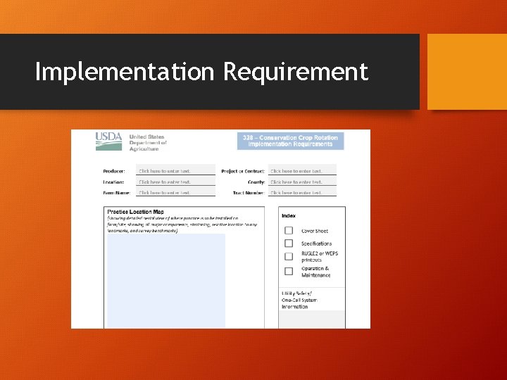 Practice Standards Job Sheets Sandra Primard NRCS Vermont