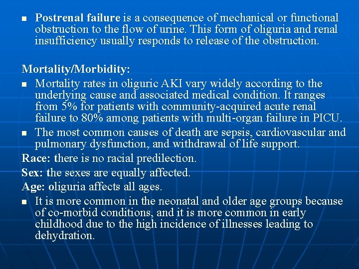 Acute renal failure Acute kidney injury Asist prof