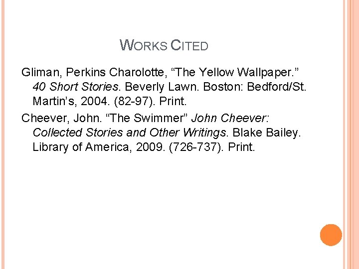 WRITING ASSESSMENT 3 MLA format and transitions MAKE