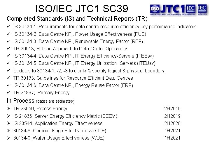 IT Standards Sustainability and Efficacy July 2019 Henry