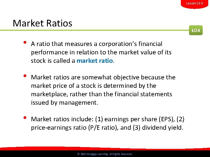 LESSON Learning Objectives 133 Calculating and Analyzing Efficiency