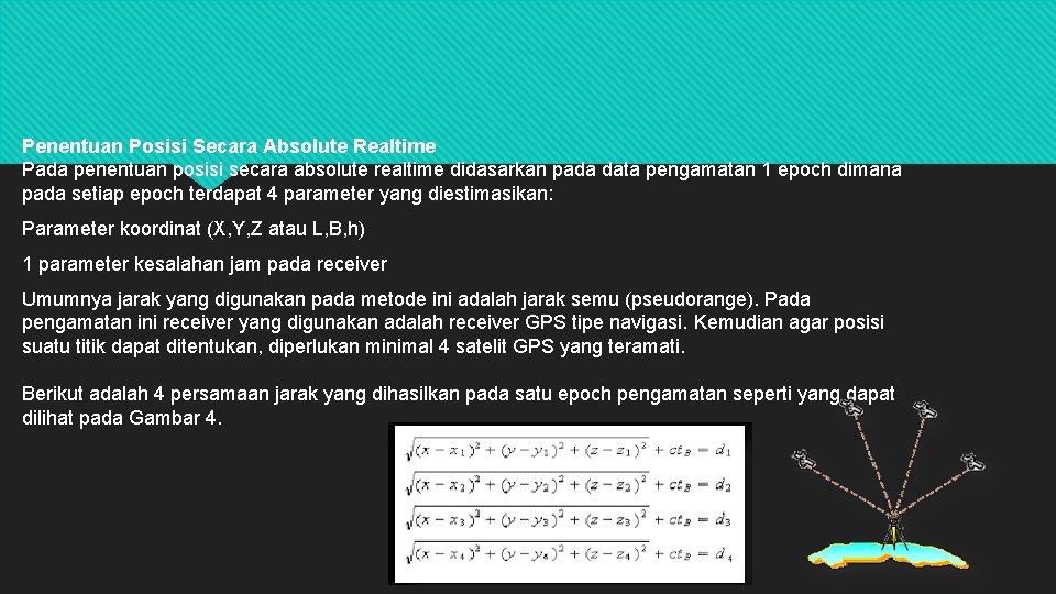 prinsip metode penentuan posisi dan sistem GNSS Surya