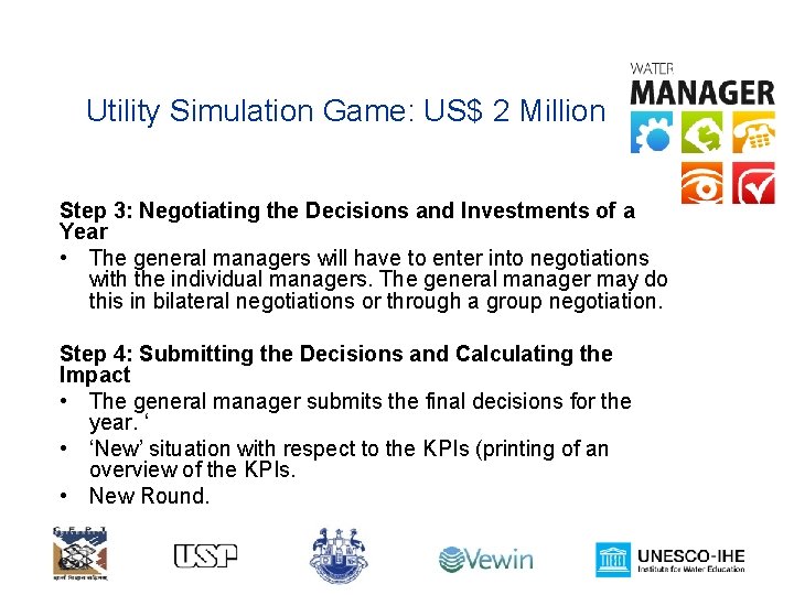 Benchmarking for Improved Water Utility Performance Utility Simulation