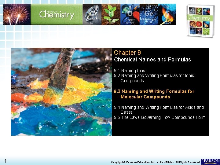 9 3 Naming and Writing Formulas for Molecular