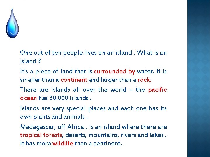 One out of ten people lives on an