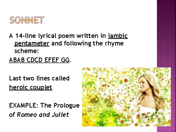 Literary Devices IAMBIC PENTAMETER Iambic pentameter is a