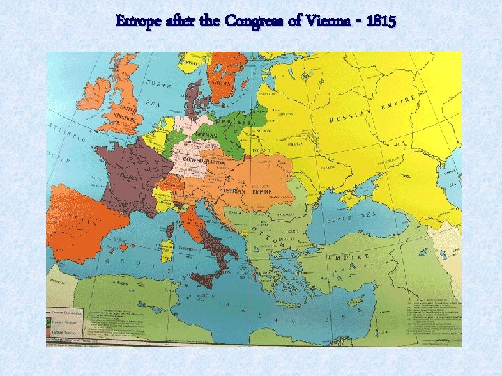 Unit 9 Nationalism Industrialization and Imperialism Congress of