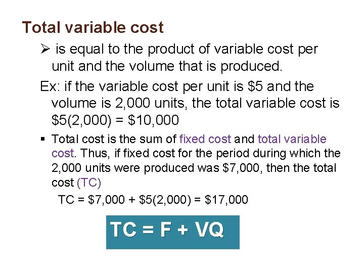 Topic 2 BreakEven Analysis Power Point Slides Created