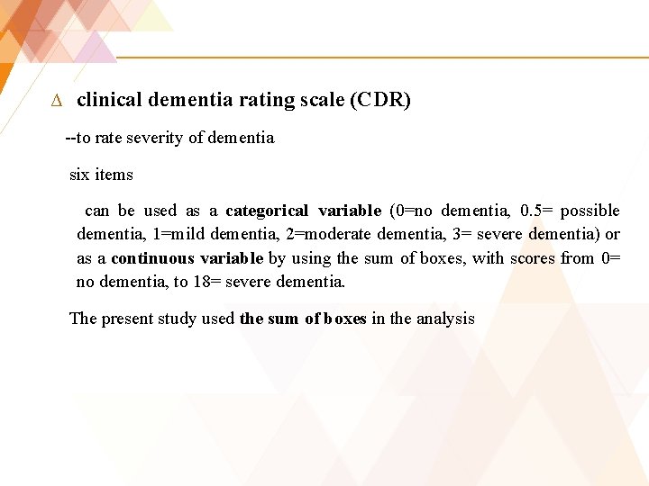 Variables Associated with Change in Quality of Life