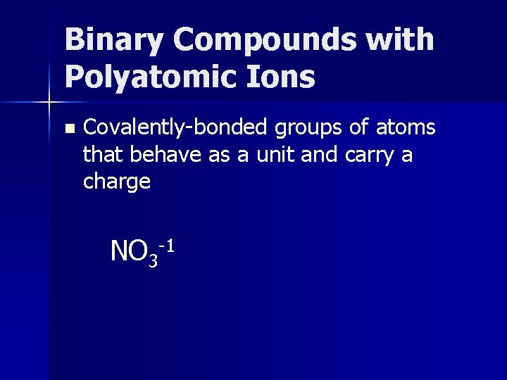 ION FORMATION group B elements Practice 1 Write