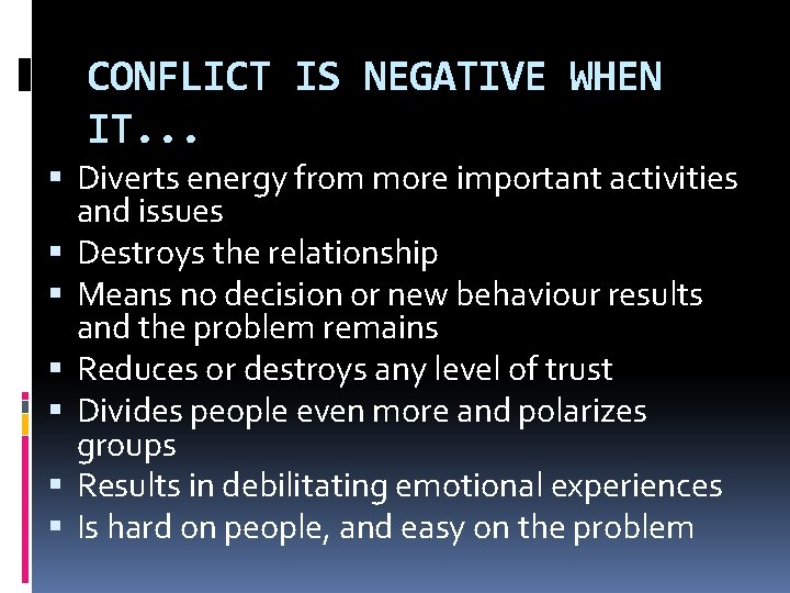 CONFLICT RESOLUTION PIXAR For the Birds and Mikes