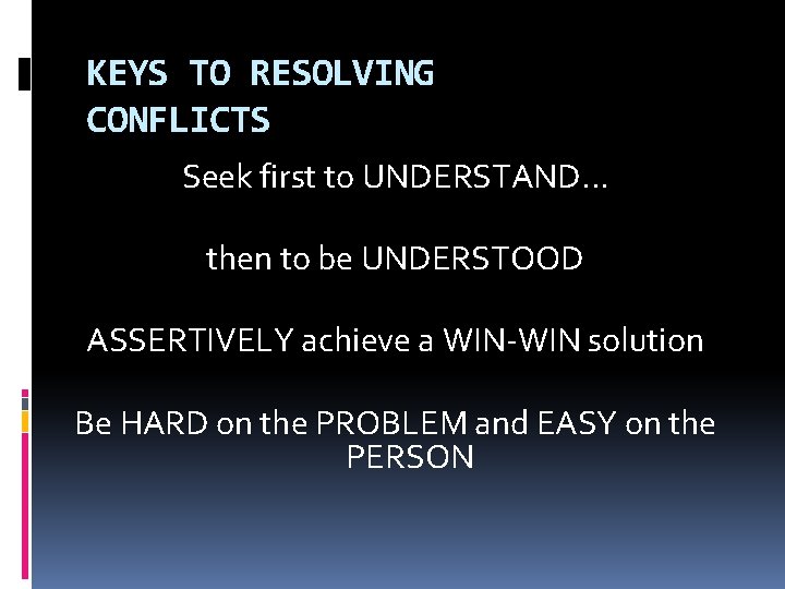 CONFLICT RESOLUTION PIXAR For the Birds and Mikes