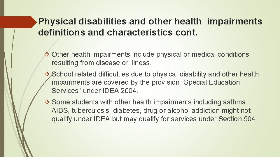 Chapter 4 Teaching Students with LowerIncidence Disabilities Presented