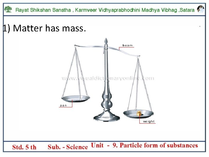 th 5 SCIENCE 9 PARTICLE FORM OF SUBSTANCES