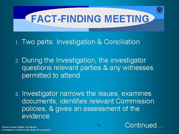 Introduction to the Enhanced Complaints Process ECP Pilot