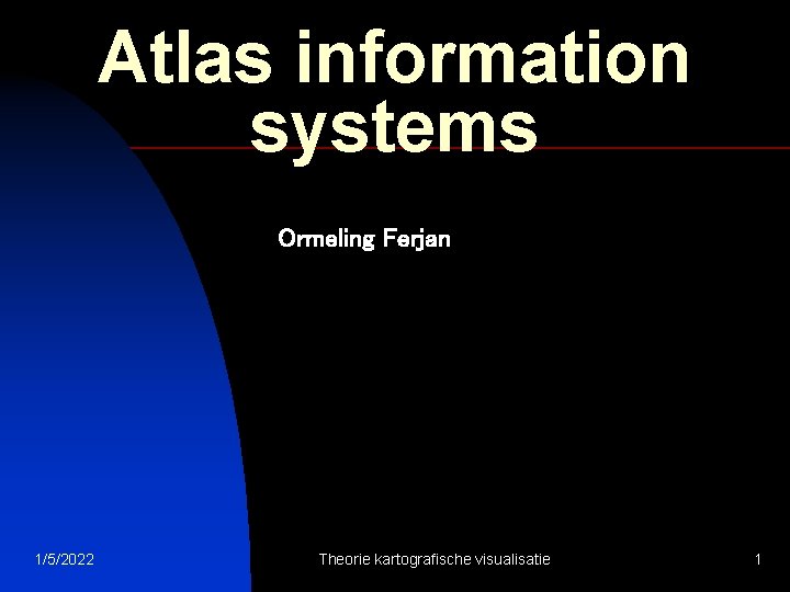 Atlas information systems Ormeling Ferjan 152022 Theorie kartografische