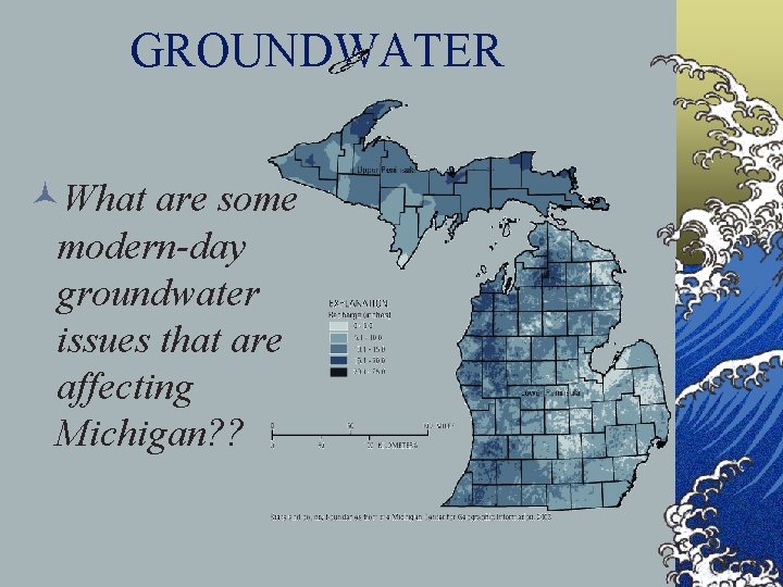 GROUNDWATER GROUNDWATER Groundwater forms when water soaks into