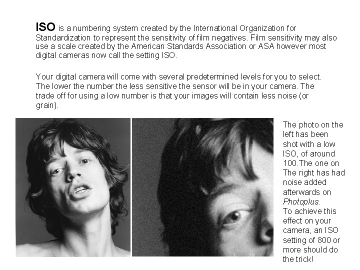 There are three basic parts that are set