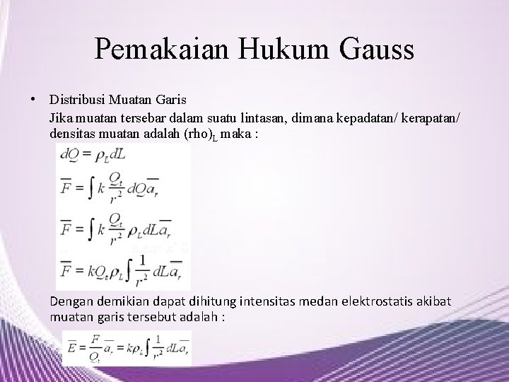 Kerapatan Fluks Listrik Hukum Gauss dan Divergensi Novvy